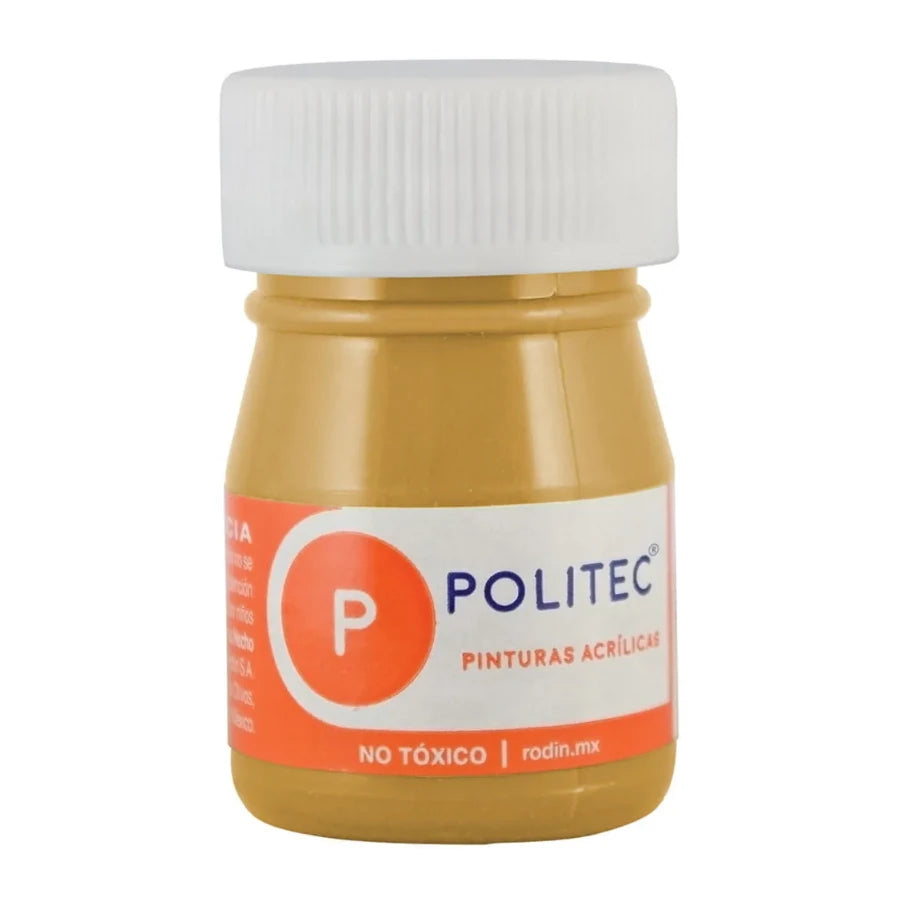 Pintura Acrilica Politec Ocre 20 ml No 303 caja c/12 piezas – Venpli