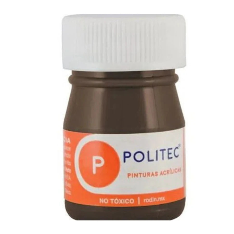 Pintura Acrilica Politec Sombra Cafe 20 ml No 304 caja c/12 piezas – Venpli