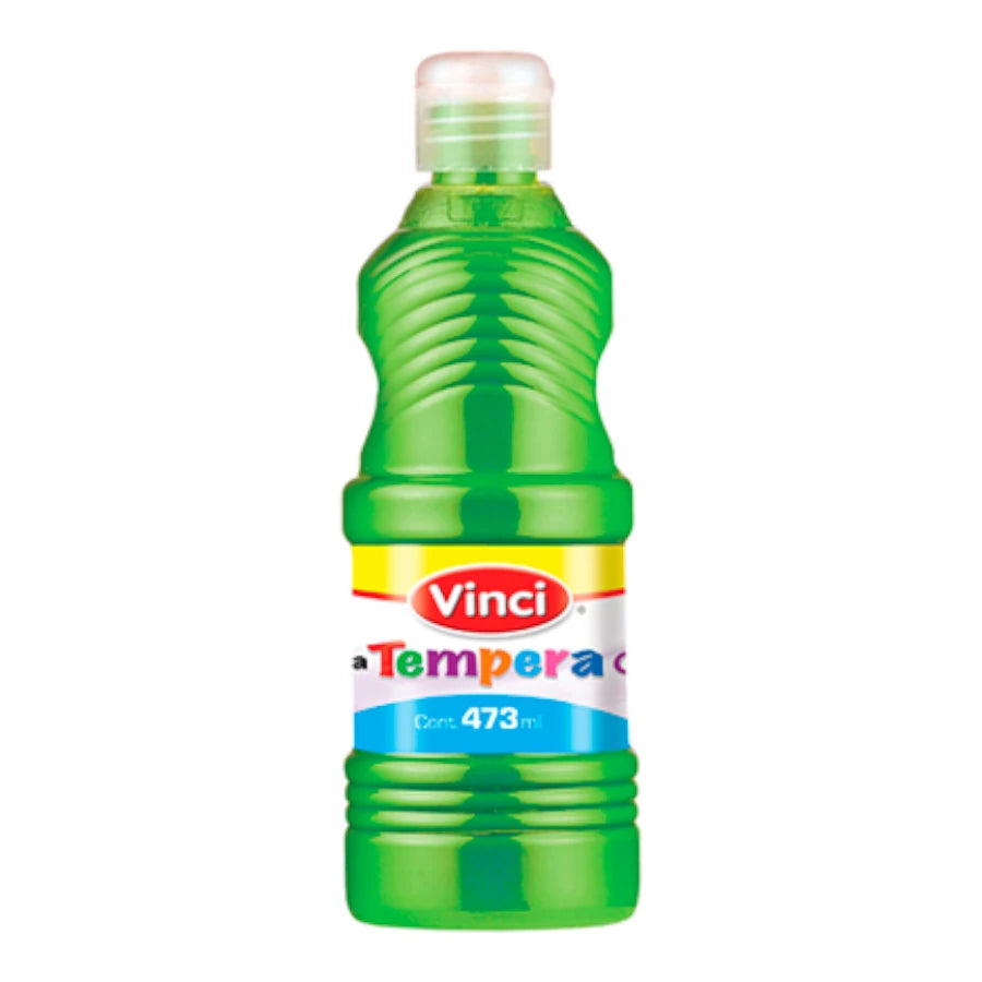 Pintura tempera vinci 473 ml verde fluorescente – Venpli