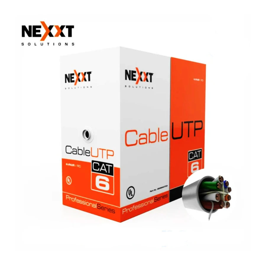 Cable Nexxt Solutions Nexxt Enterprise Cat6 UTP 4P 23AWG CM 305m Gris