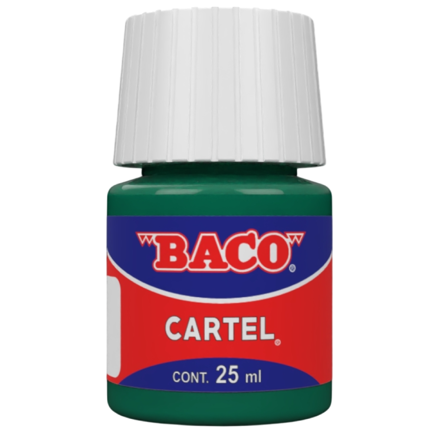 Pintura Cartel Baco 63 Verde Esmeralda 25ml – Venpli