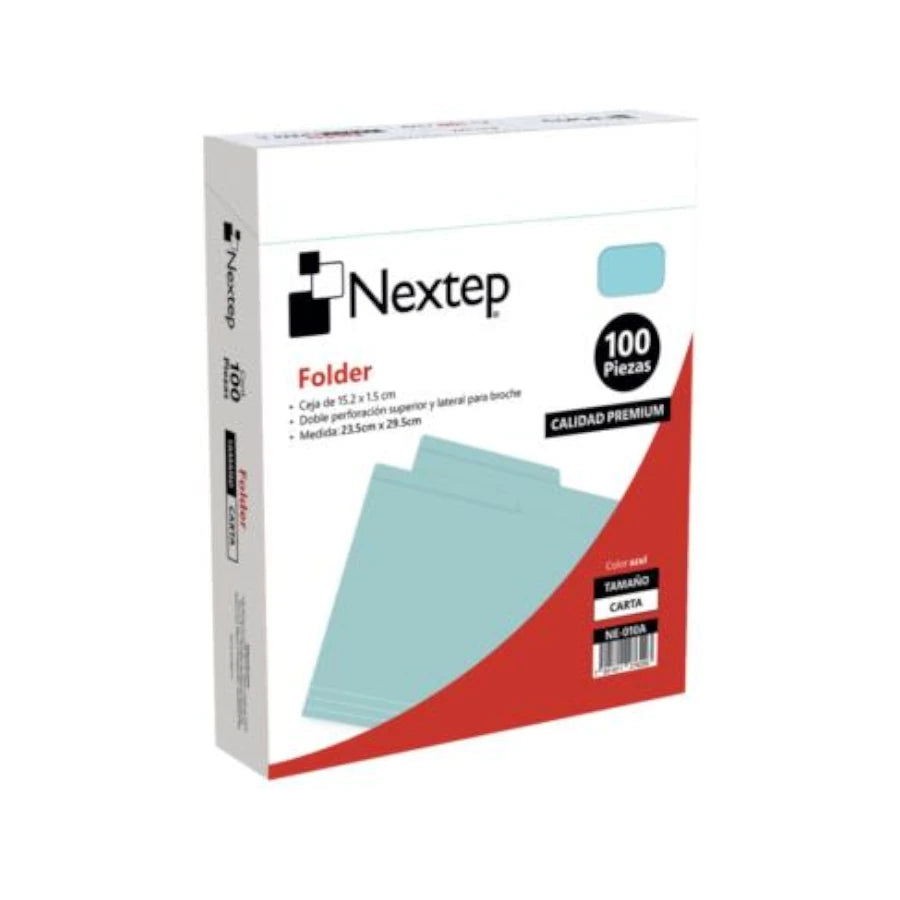 Folder Economico Nextep Carta Azul c/100