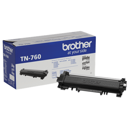 Toner Brother TN760 Alto Rendimiento Color Negro